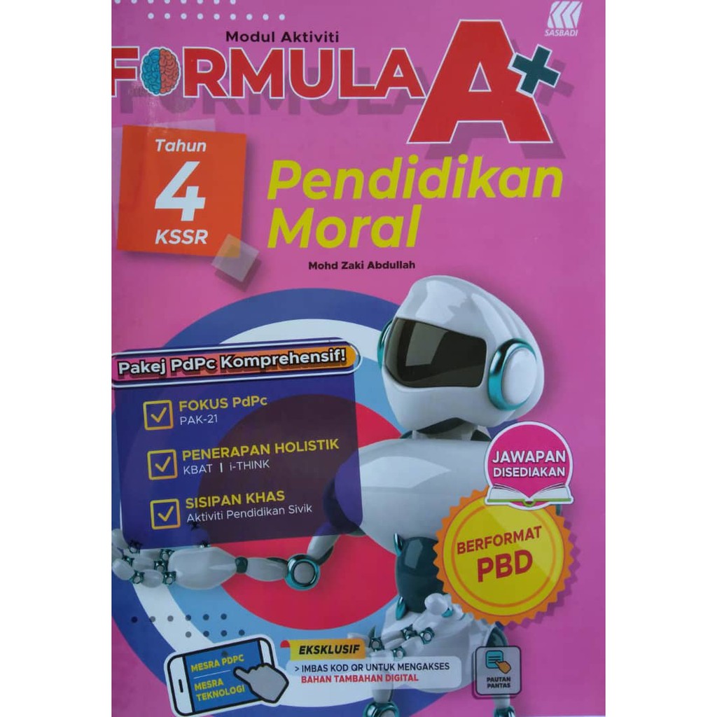 SASBADI : Modul Aktiviti Formula A Pendidikan Moral Tahun 4 | Shopee ...