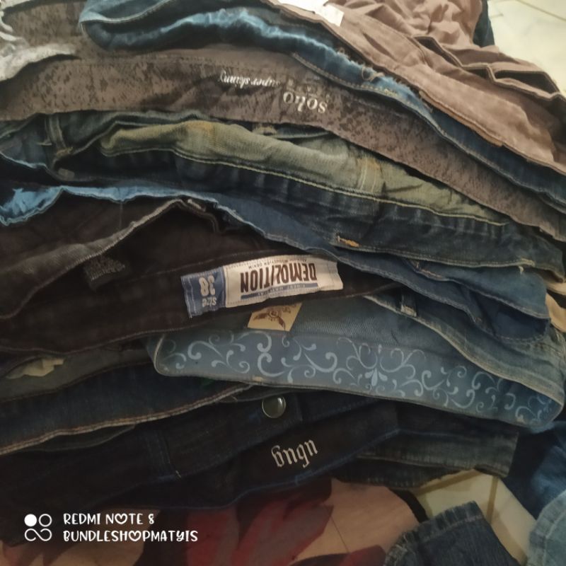 SELUAR JEANS BUNDLE UNISEX(O/W) | Shopee Malaysia