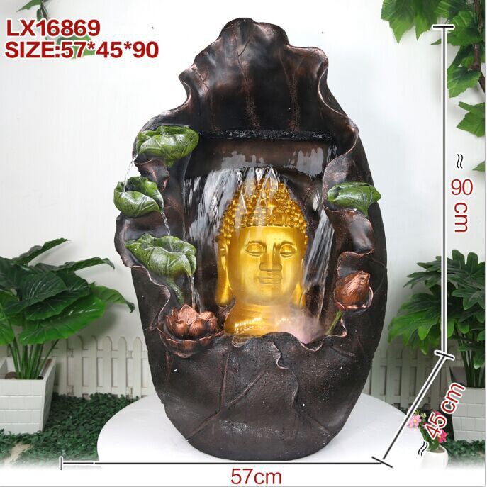 WATER FOUNTAIN - BUDDHA 16869 FENG SHUI WATER FEATURES GIFT | Shopee ...