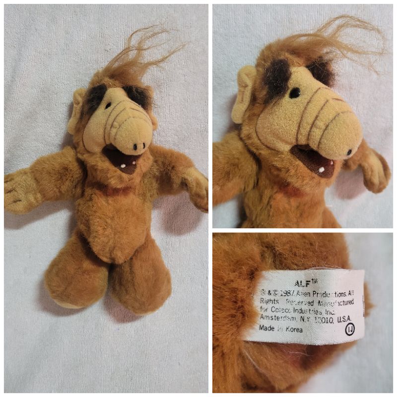 Authentic Rare Vintage Alien Productions Alf Plush Soft Toy / Puppet ...