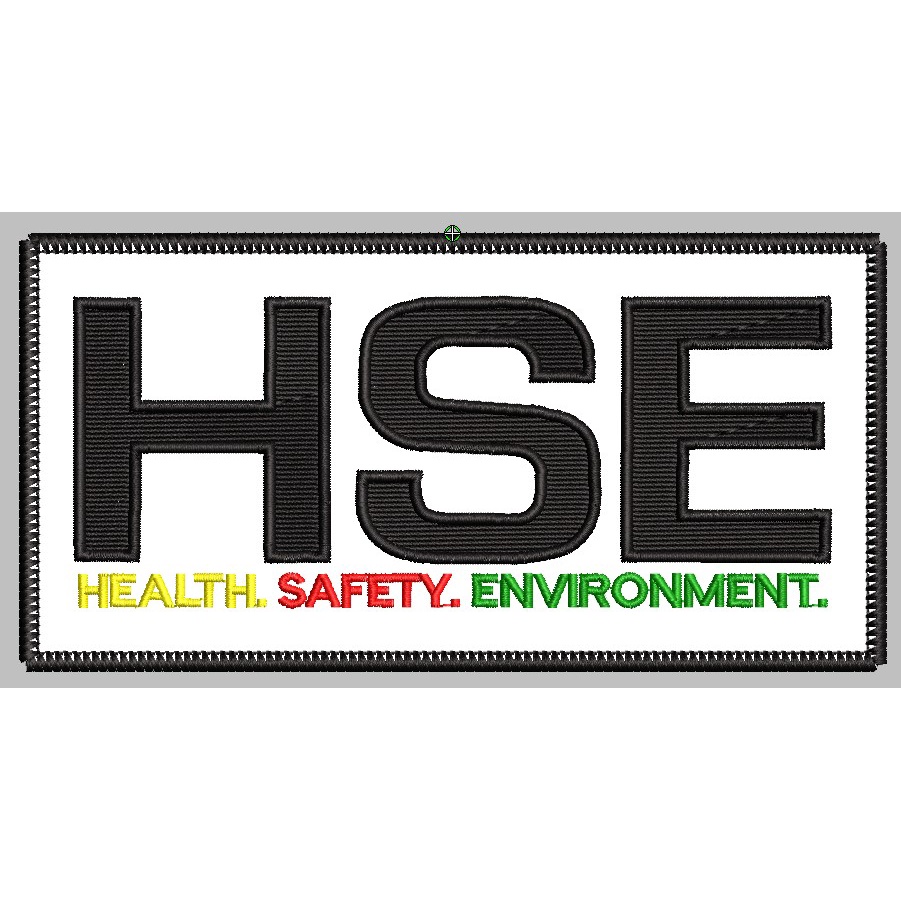 Patch Health Safety Environment Embroidered HSE | Shopee Malaysia