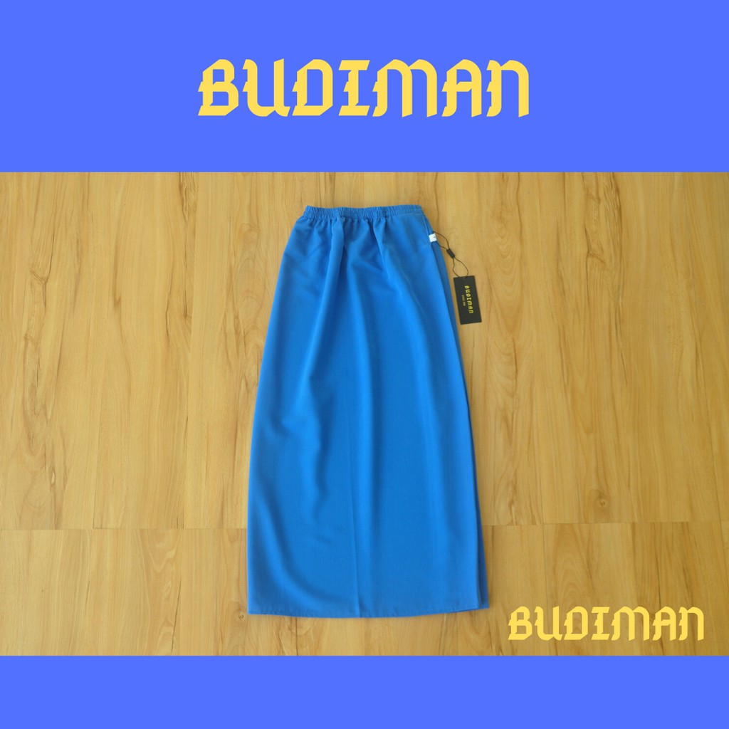 Kain Sekolah kain Rendah KAFA Biru Muda Blue Skirt Budiman Premium ...