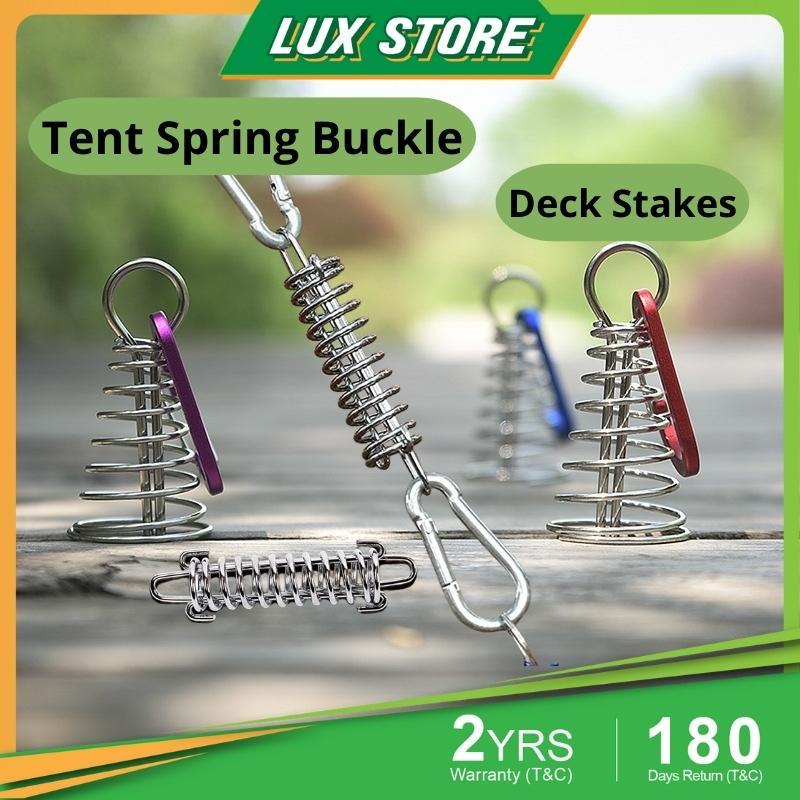Deck Peg Fishbone Nail Peg Tent Tool Spring Tensioner Peg Nail Plank ...