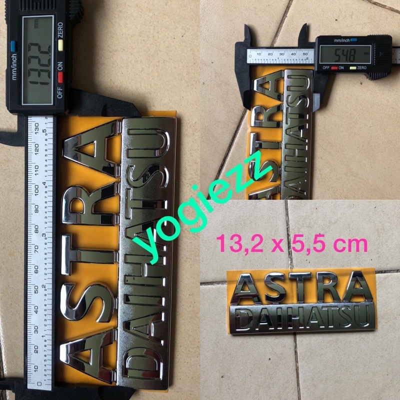 Emblem astra daihatsu sigray ayla xenia terios grandmax rear logo astra ...