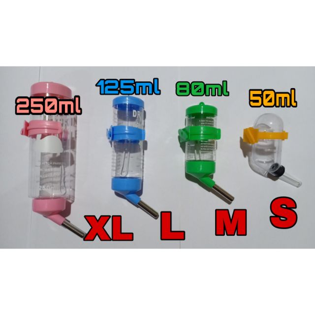 (random colour)Pets Cute Leak-proof Water Bottle bird Hamster Rats ...