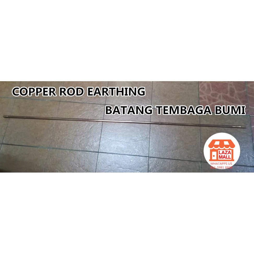 ORIGINAL WIREMAN COPPER ROD EARTHING BATANG TEMBAGA BUMI WAYAR SAFETY ...