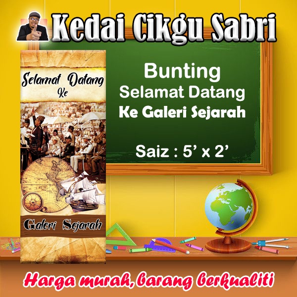 BANNER / BUNTING SELAMAT DATANG KE BILIK/GALERI/LALUAN SEJARAH | Shopee ... BANNER / BUNTING SELAMAT DATANG KE BILIK/GALERI/LALUAN SEJARAH | Shopee ...