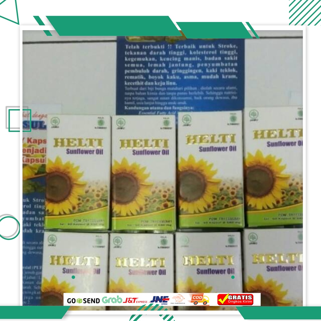 MATAHARI Sunflower OIL HEALTY Capsules | Helti | Sunflower Capsules ...