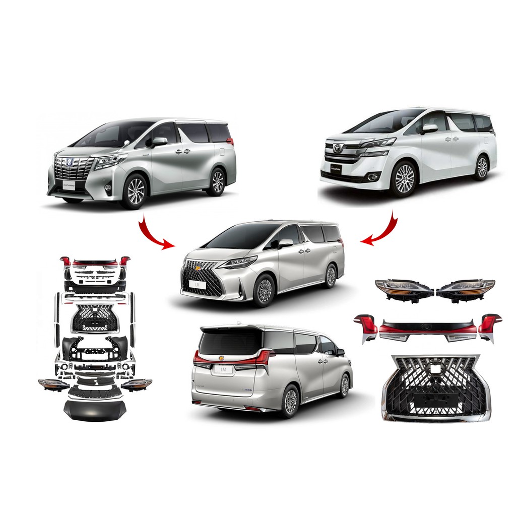 🔥 [New Stock!] 🔥 Toyota Alphard / Vellfire AH30 AH 30 ANH30 ANH 30 Lexus LM 350 LM350 Style Full ...