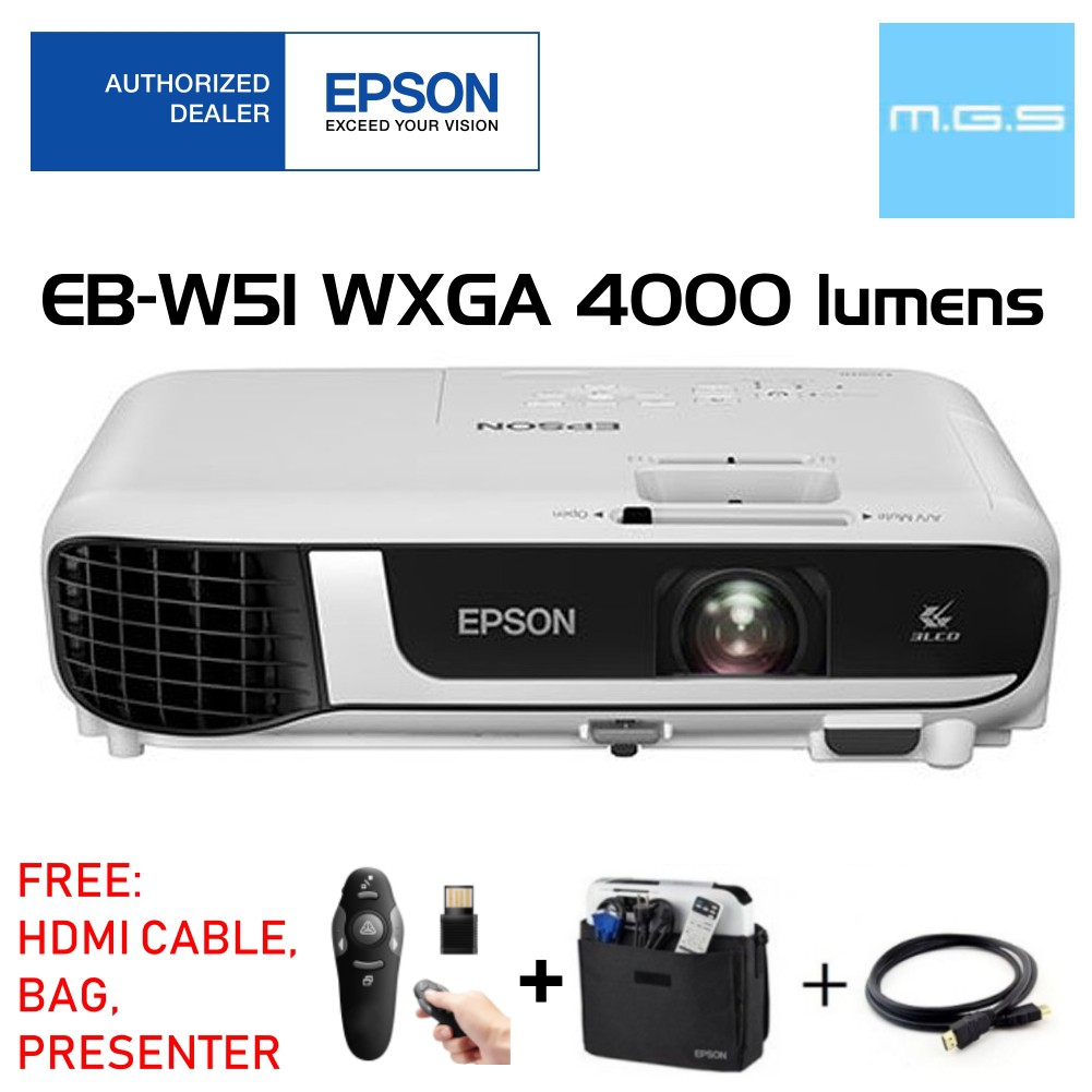 EPSON EB-W55 EB-X52 EB-E12 EB-E24 EB-W51 EB-W41 WXGA 3LCD PROJECTOR | Shopee Malaysia