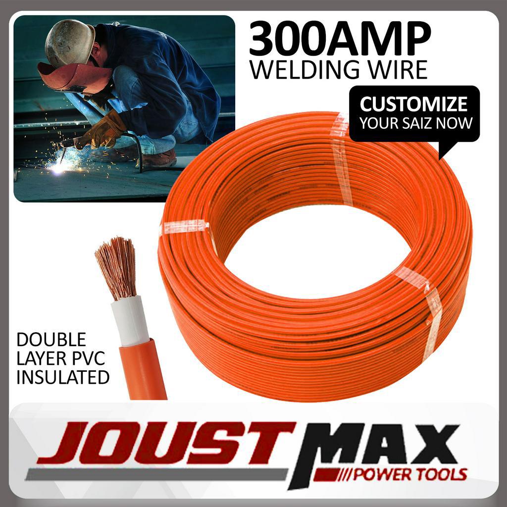 300AMP COPPER WELDING CABLE 1 METER/UNIT (CUSTOMIZE) | Shopee Malaysia