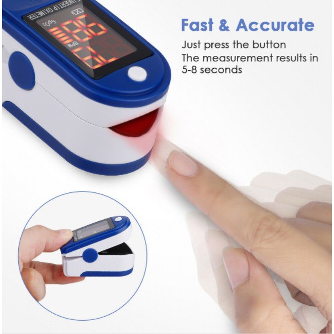 ALAT UKUR OKSIGEN! di Jari Pulse Oximeter Fingertip Alat Ukur Oksigen ...