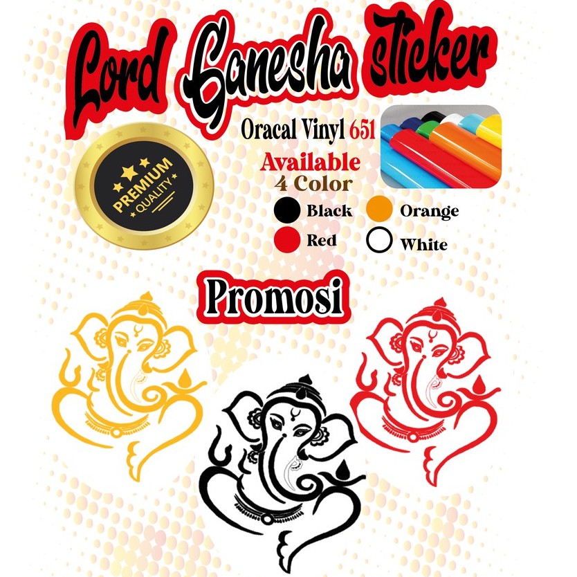 *Ready Stock* Lord Ganesha/Vinayagar sticker/Oracle 651/ Car,Lorry,Bas ...