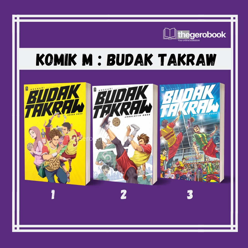 Komik M : Budak Takraw | Komik Bahasa Melayu | Komik Kanak- Kanak | Bacaan Kanak-Kanak | Shopee ...