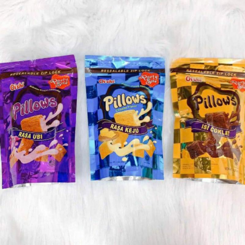 💥READY STOCK CLEARANCE💥 《HALAL》 OISHI PILLOWS👉UBI/KEJU/COKLAT | Shopee ...