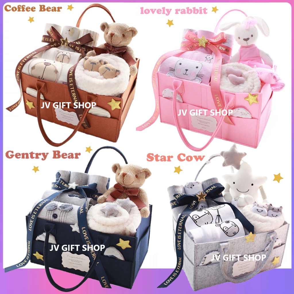 🔥READY STOCK🔥Newborn Baby Hamper Gift Set / Hadiah Bayi Comel / Gift ...