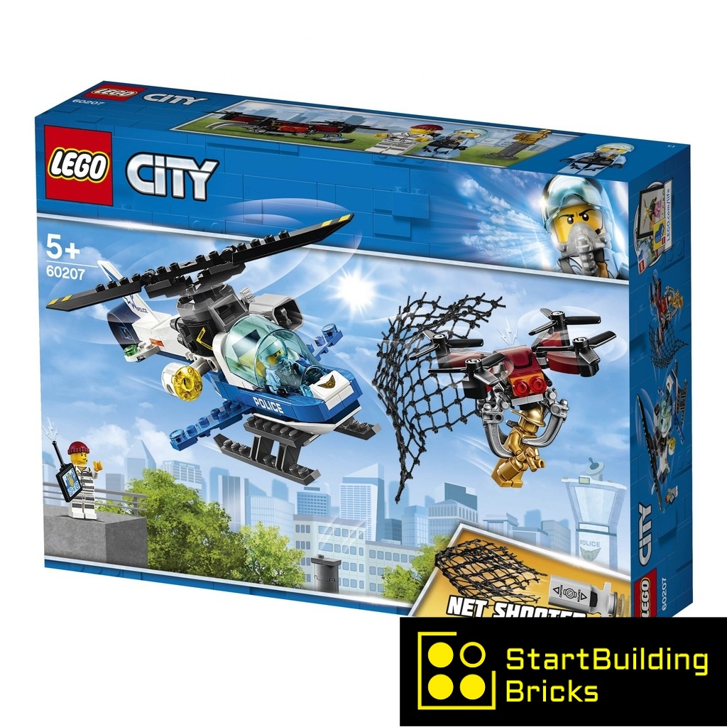 60207 LEGO City Sky Police Drone Chase | Shopee Malaysia