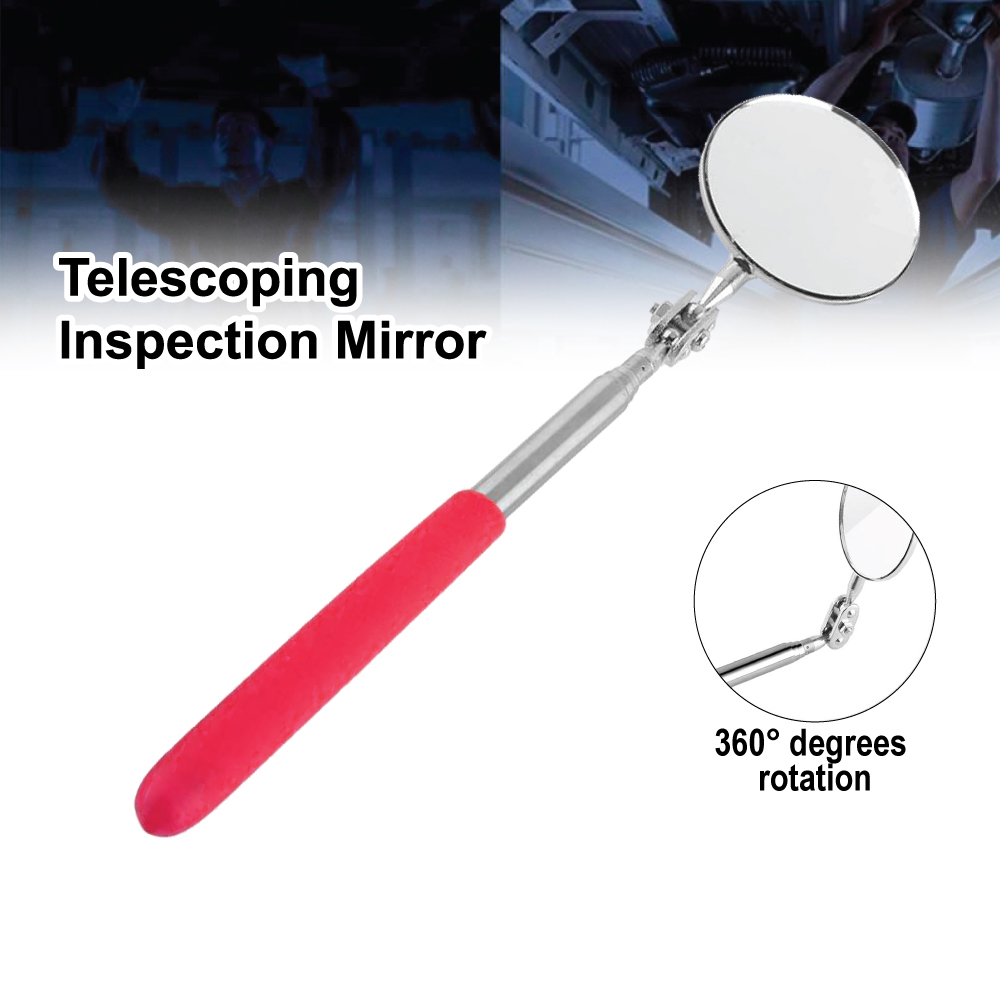 Automotive 50mm Telescoping lnspection Mirror Detection Lens 360 ...