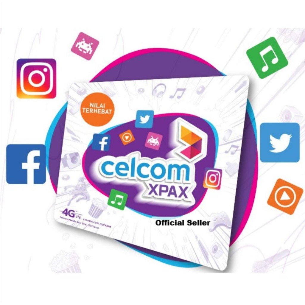 CELCOM XPAX PREPAID SIM | Shopee Malaysia
