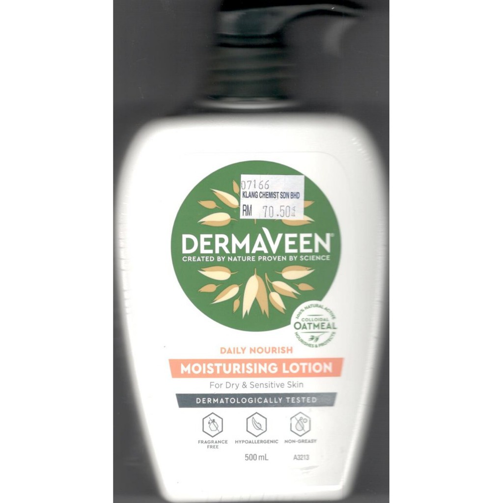 DERMAVEEN MOISTURISING LOTION 500ML [EXP:09/2026] | Shopee Malaysia