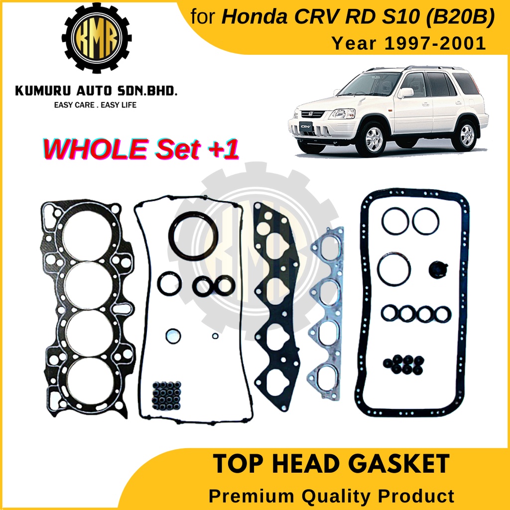 (1@Set) Metal Carbon Top Head Gasket Set for Honda CRV S10 RD1 RD2 RD3 B20B 1997-2001 | Shopee ...