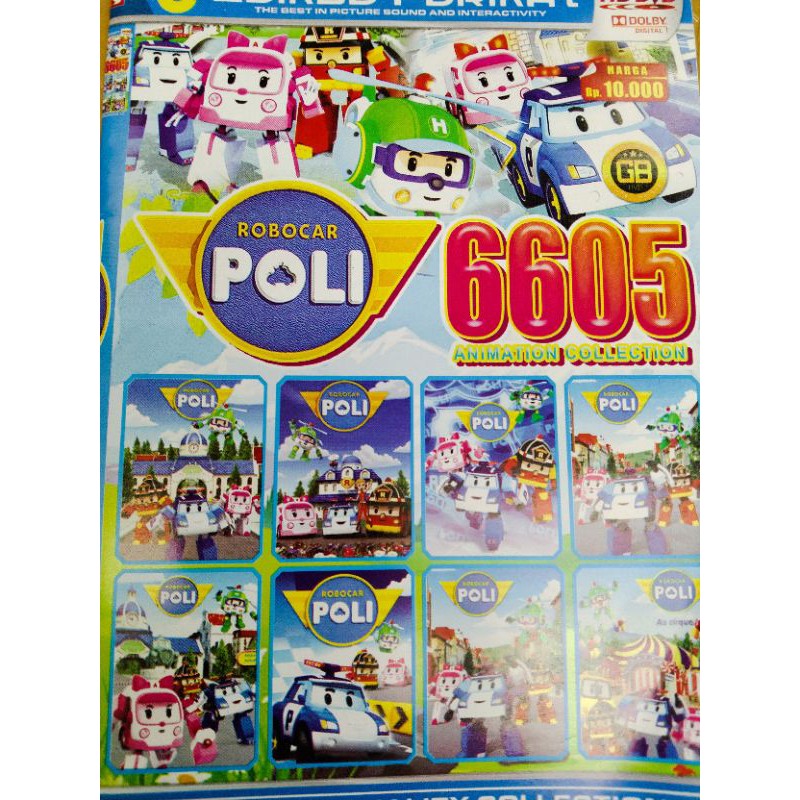 Robocar POLY 6605 Children's Cartoon Collection Cassette | Shopee Malaysia