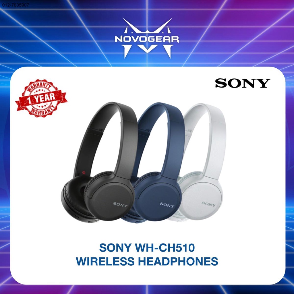 SONY WH-CH510 WIRELESS HEADPHONES | Shopee Malaysia