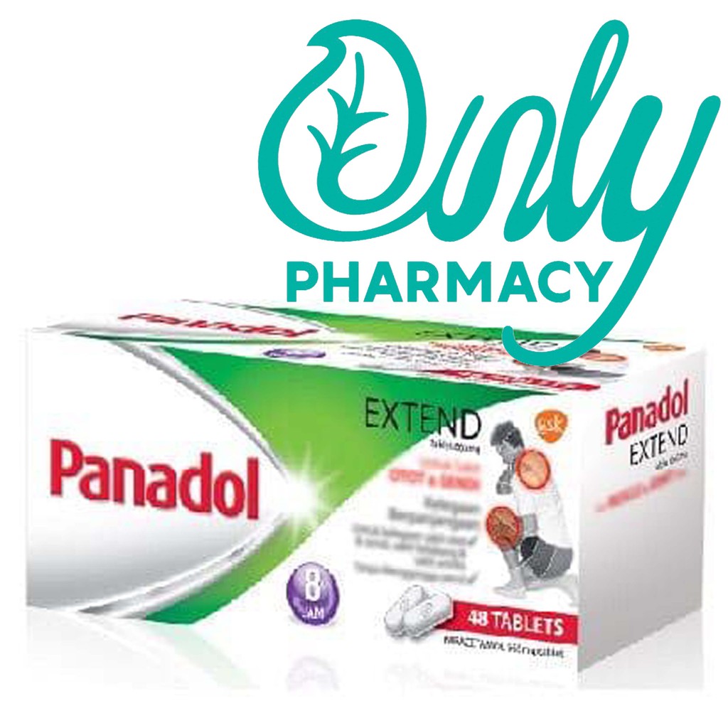 PANADOL EXTEND TABLETS 6 tablets/strip (Paracetamol 665mg) 1 STRIP ...