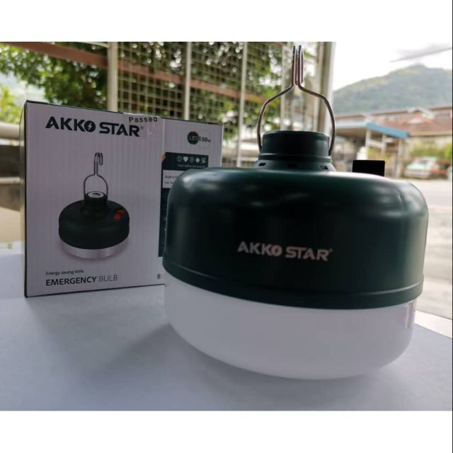 AKKO STAR 100W RECHARGEABLE EMERGENCY LIGHT | Shopee Malaysia