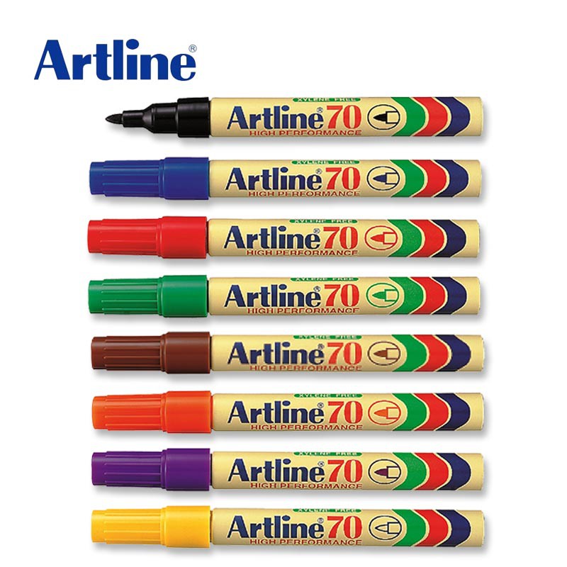 Artline 70 Permanent Marker (Red/Blue/Black) | Shopee Malaysia