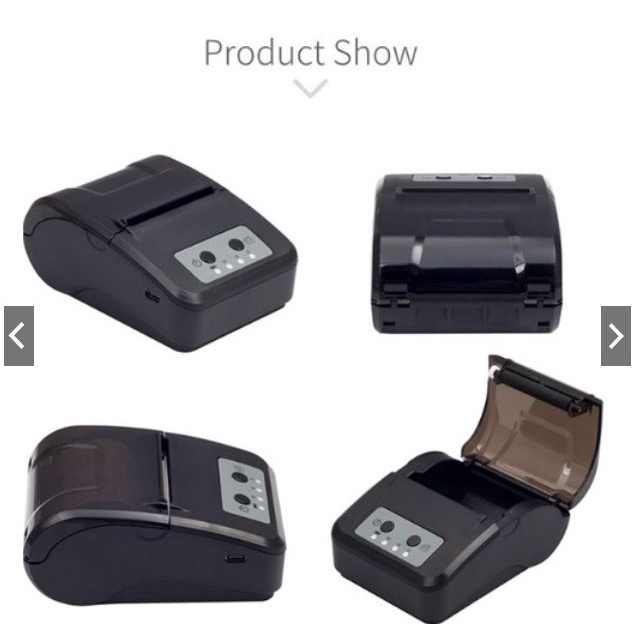 loyverse receipt printer 58mm mobile printer zywell portable printer ...