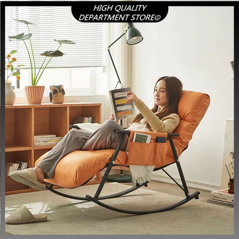 Lazy sofa home lazy rocking chair recliner fabric nap sofa simple ...