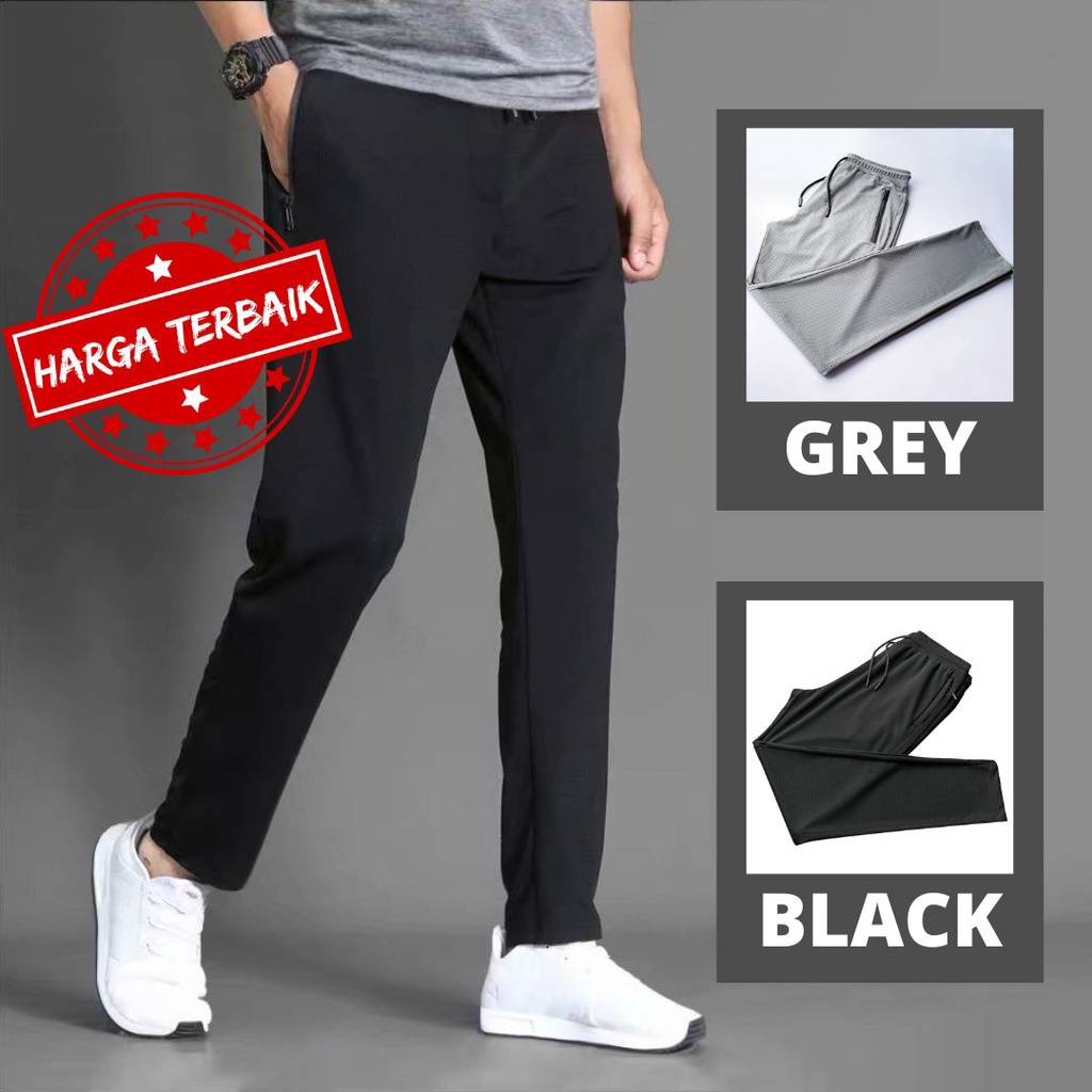 BARU Sluar Tracksuit Trek Lari Jogging Seluar Sport Seluar Sukan ...