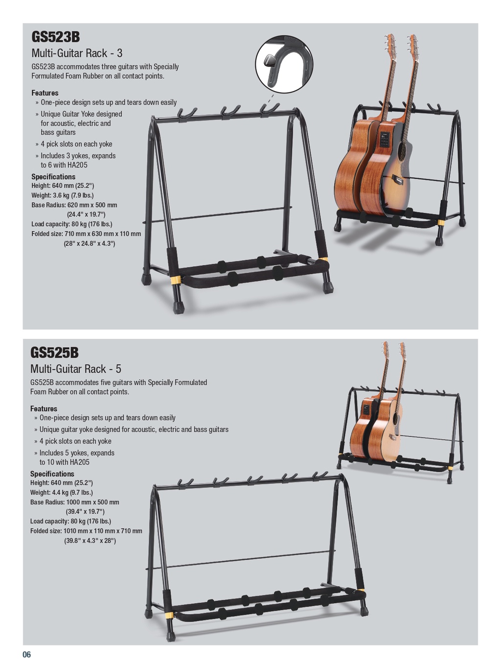 Hercules GS412B PLUS Stands AutoGrip Guitar Stand with Foldable ...