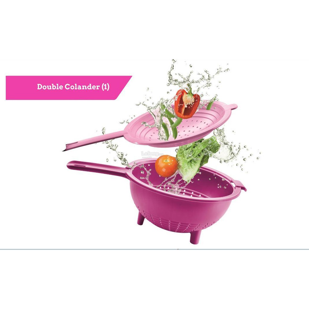 Tupperware Double Colander | Shopee Malaysia