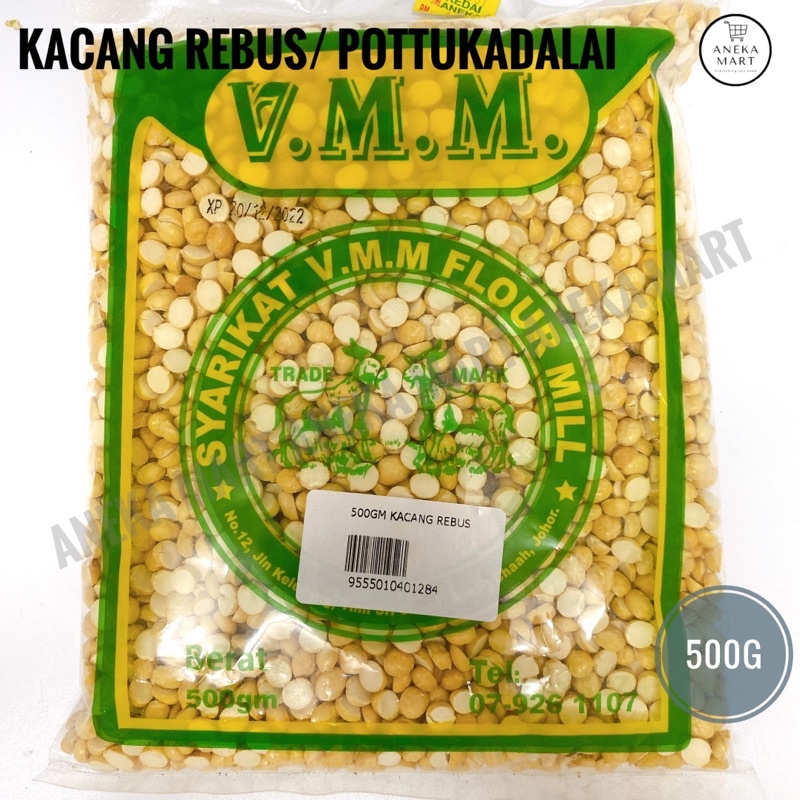 Cap Double Goat Kacang Rebus/ Pottukadalai Roasted Gram Dhal 【500g】 | Shopee Malaysia