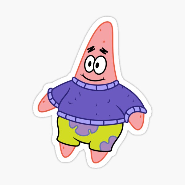 Patrick Star Sweater Stickers | Shopee Malaysia