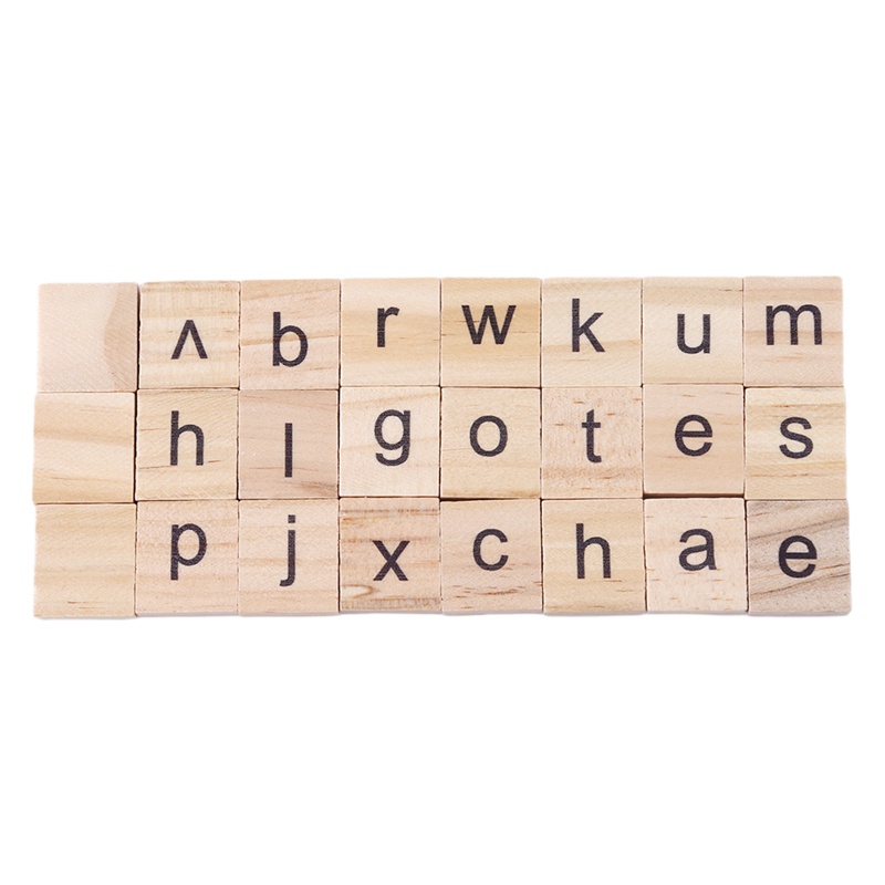1 Set Wood Letter Tiles Wooden Scrabble Tiles A-Z Capital Letters For ...