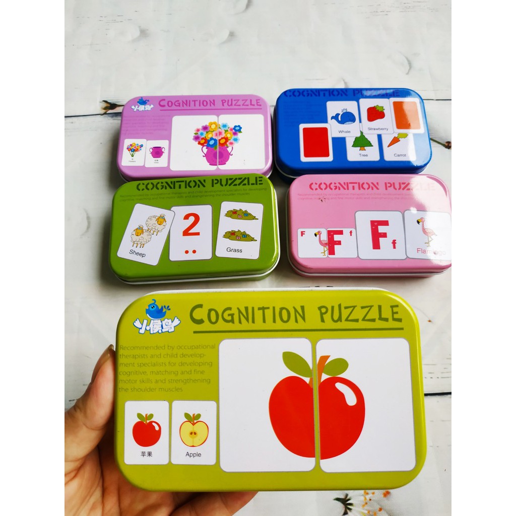 Recognitive Puzzle Toys Help Children Learn English With Logic Thinking ...