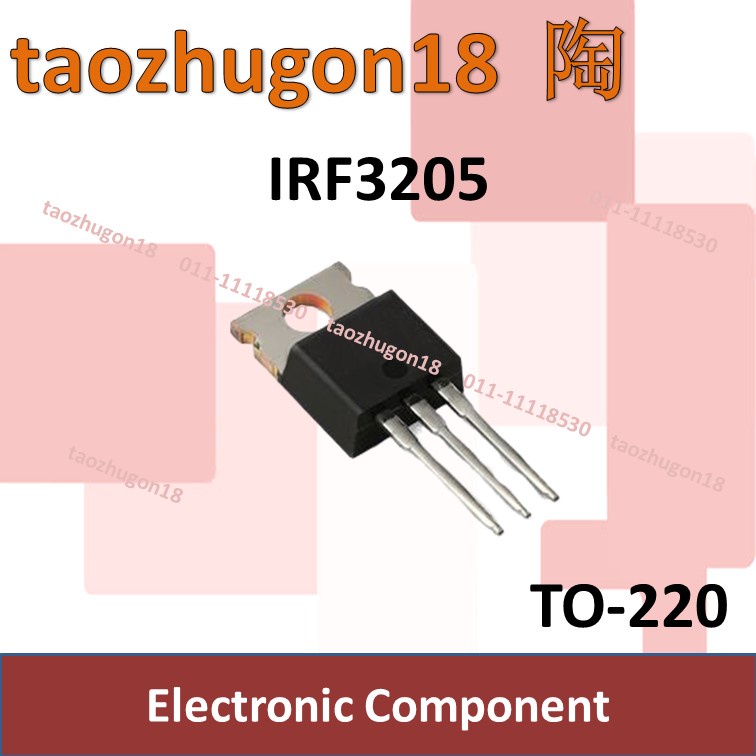 Electronic Component IRF3205 HRF3205 IRF | MOSFET Transistor TO-220 ...