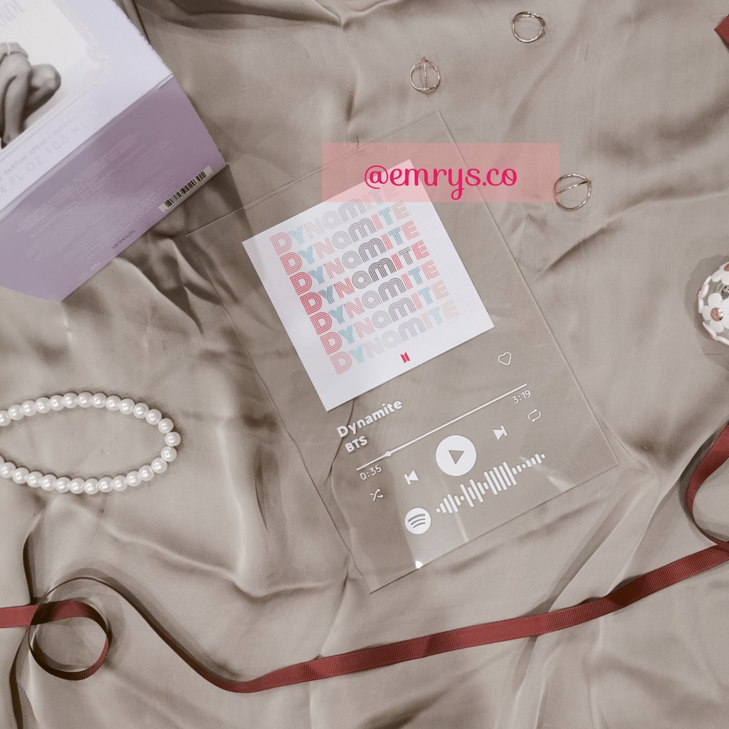 Custom Spotify Acrylic Art, Spotify Glass Art - A5 size | Shopee Malaysia