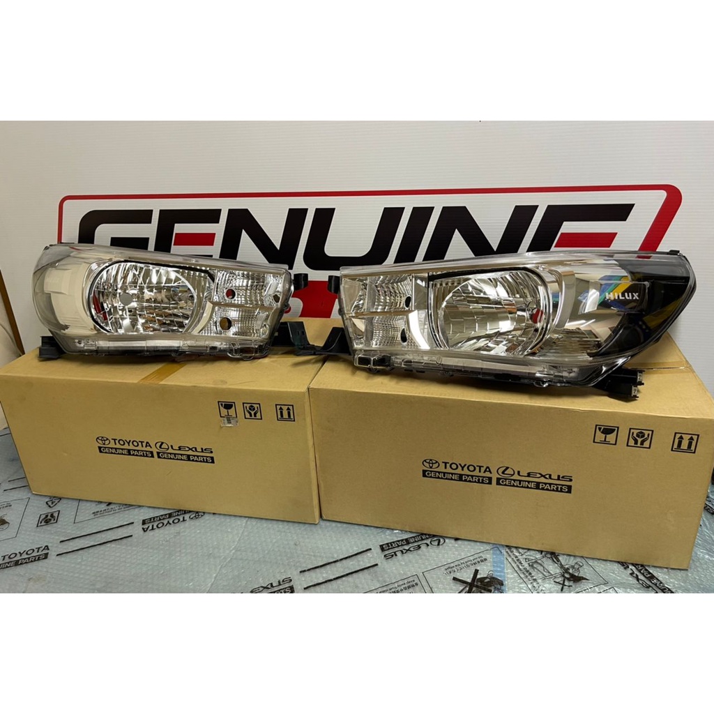 Toyota Original Head Lamp Units Lh Hilux Revo Gun125/Gun126 | Shopee ...
