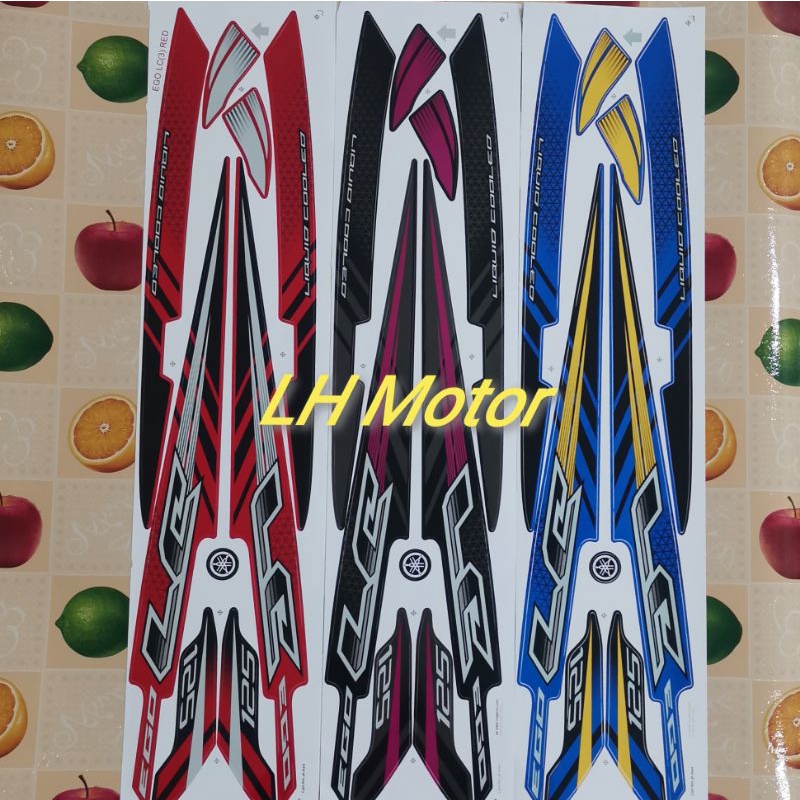Yamaha🌟 EGO LC 125 ( 3 )🌟 Body Sticker | Shopee Malaysia