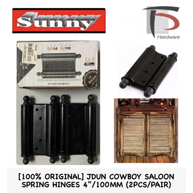 [100% ORIGINAL] JDUN COWBOY SALOON SPRING DOOR HINGES / ENGSEL PINTU 4 ...