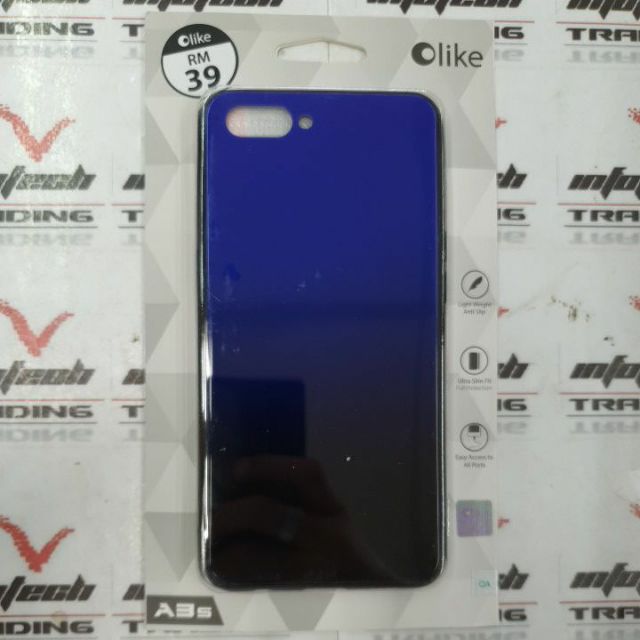 100% Original Olike Oppo A3s A12E Casing and tempered Glass | Shopee ...