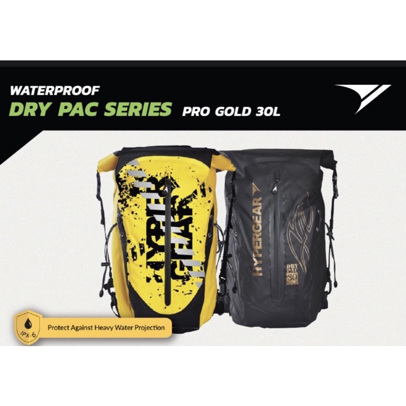 READY STOCK 🔥🔥 ORIGINAL HYPERGEAR DRY PAC PRO GOLD 30L SERIES | Shopee ...