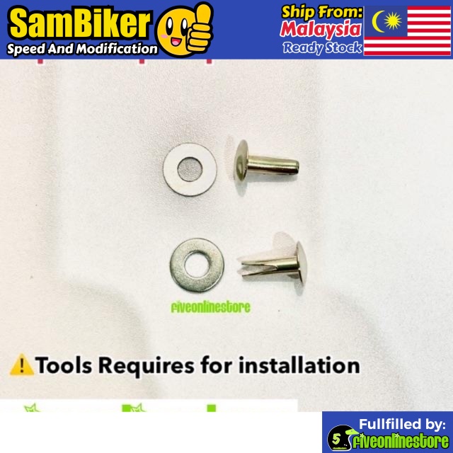 Helmet Strap Tali Revert Pin Button Clip Universal for OpenFace ...