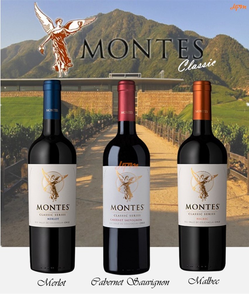 Montes Classic Series Red Wines (Merlot/ Cabernet Sauvignon/ Malbec ...