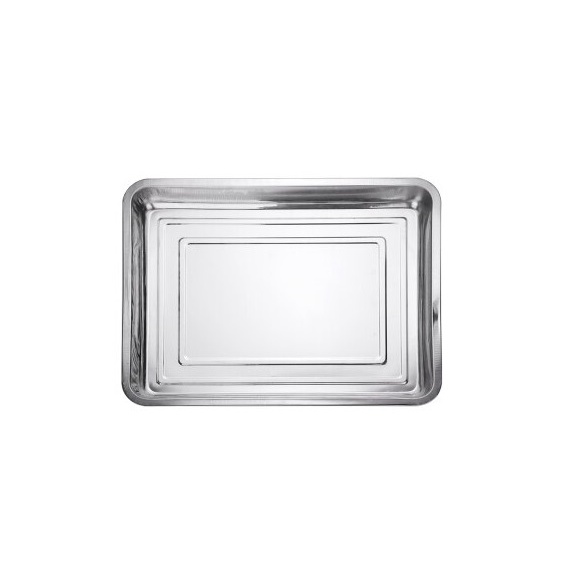 Extra Large Rectangle Stainless Steel Baking Trays Bake Oven Roasting ...