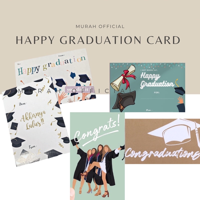 Graduation Greeting card Graduation card Congraduations happy ...